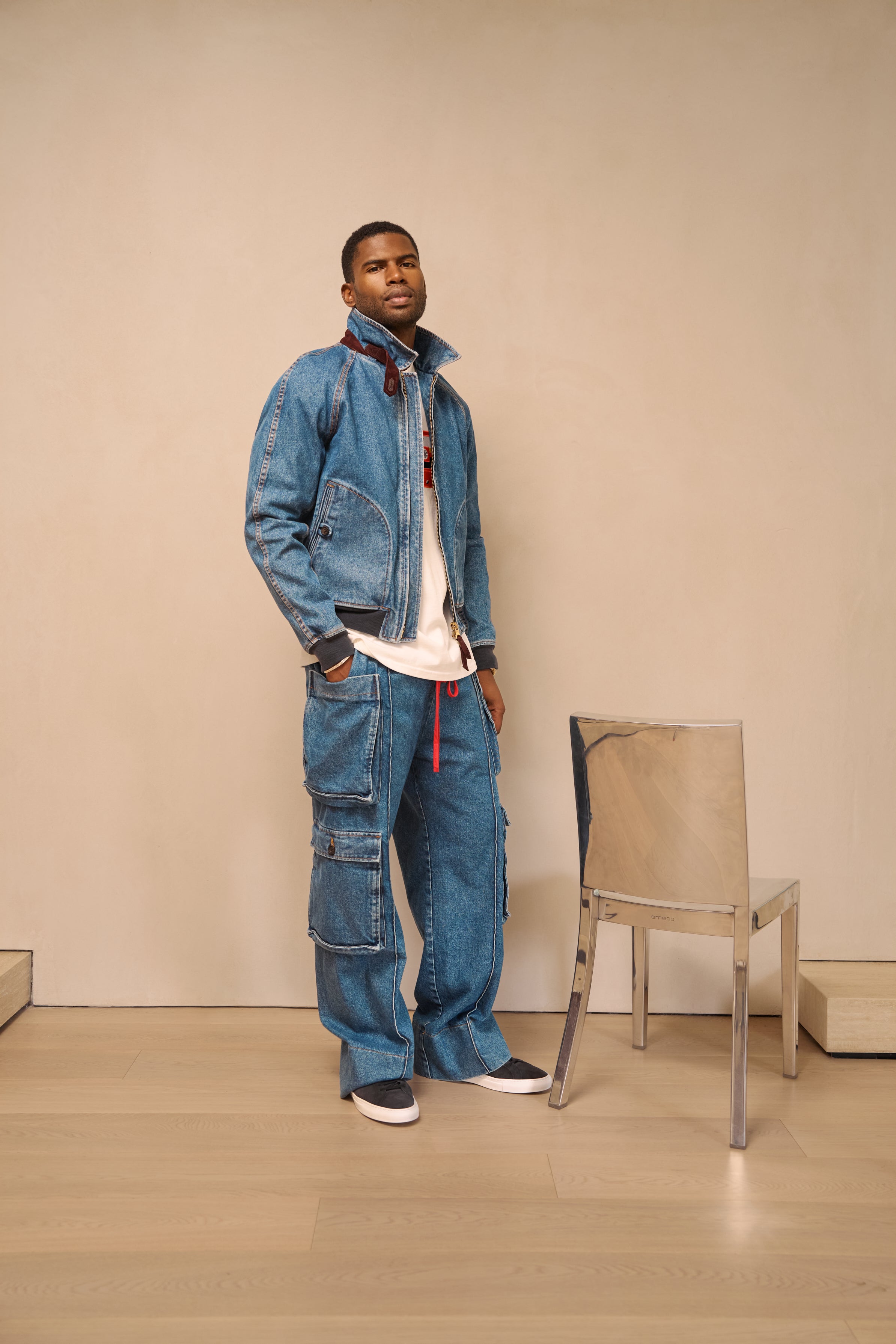 Denim Flight Blouson – NEW VANITY
